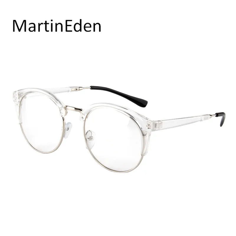 transparent glasses frame women men round clear lenses spectacles for ...