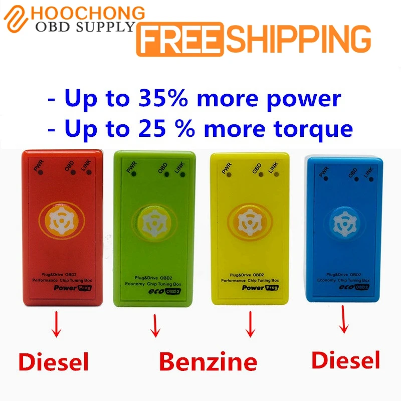 Original Power Prog Chip Tuning Box For Diesel / Benzine Cars Powerprog ...