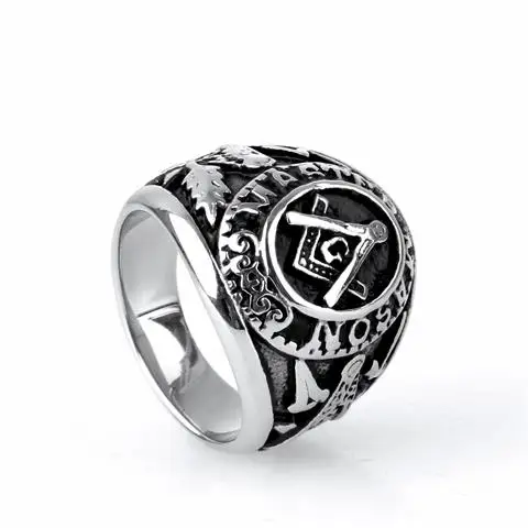 freemason knights templar pinky rings freemason diamond mason ring ...