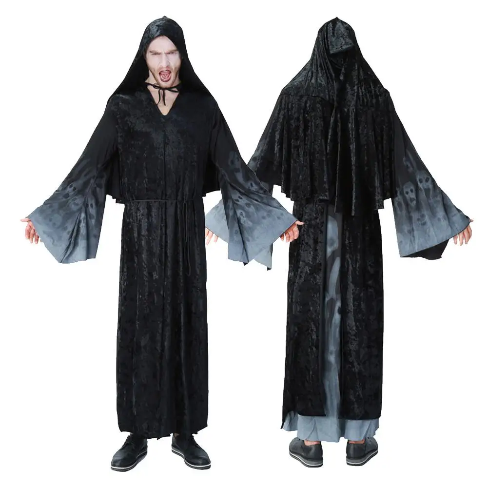Halloween Wizards Clothes Black Night Ghosts Clothing Halloween Ghosts ...