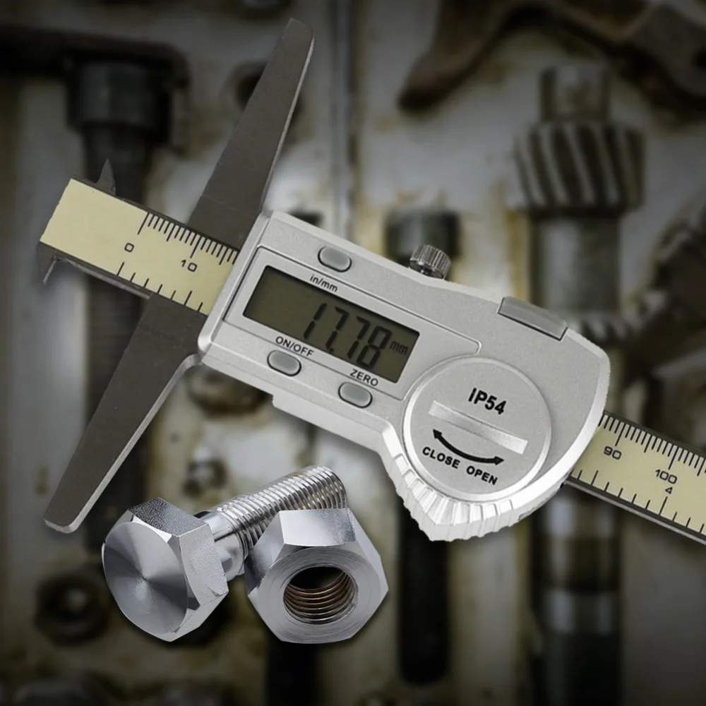 Digital Vernier Caliper Micrometer Double Hook 150-300mm Electronic LCD ...