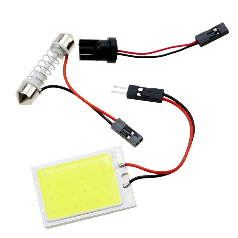 LED White Car Reading Map Lamp 24 LED Auto Interior Bulb Light-in ...