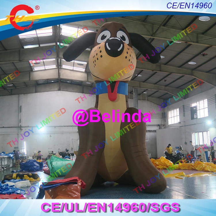 Free air shipping, inflatable dog model, inflatable dog mascot ...