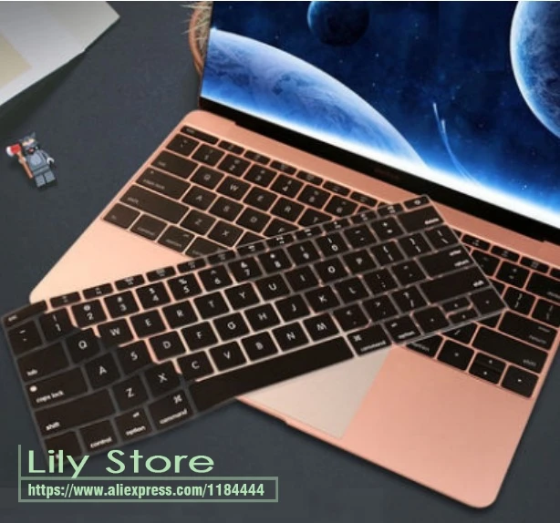 2015-English-Keyboard-Cover-for-MacBook-12-USA-ANSI-Keyboard-Protector ...