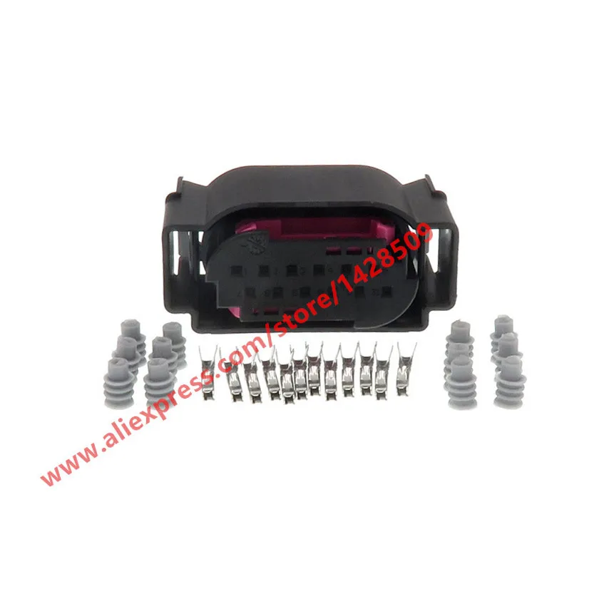 1 세트 12 핀 1 967680 1 레인 어시스트 LCA 커넥터 플러그, VAG VW Audi Porsche Benz 4E0 ...