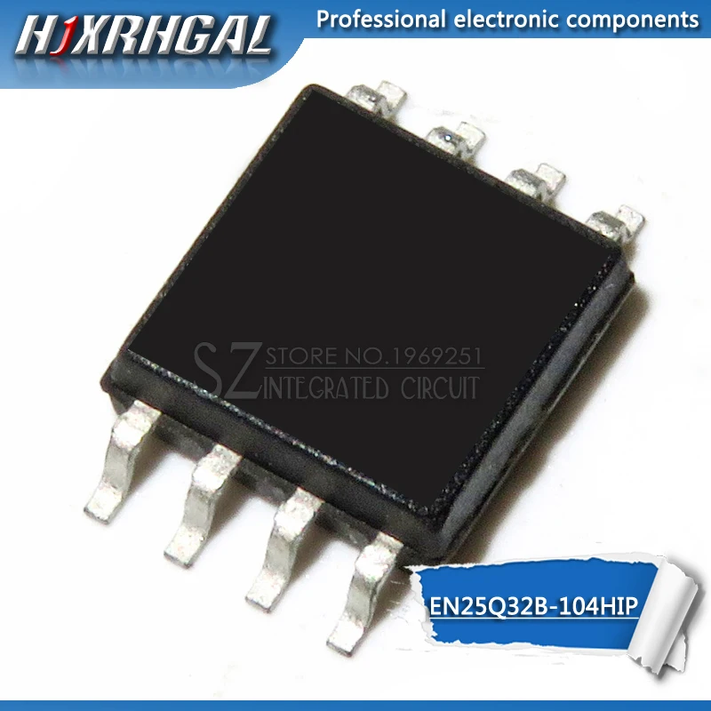 Free shipping 10pcs/lot EN25Q32B 104HIP Q32B 104HIP CFEON SOP8 memory chip new|chip memory ...