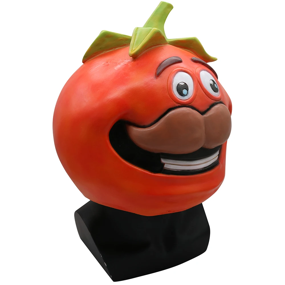 Battle Royale Tomato Head Crown Mask Cosplay Tomato Temple Tomato Head ...