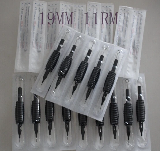 YILONG 20 x Disposable 11RM Tattoo Grips Tube with Needles Assorted ...