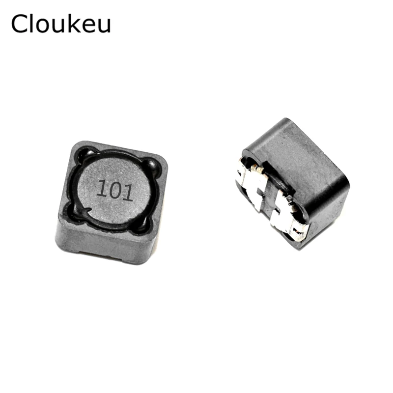 10pcs CD127 100UH/101 SMT Power Inductor Choke Coils (12*12*7) RH127 ...