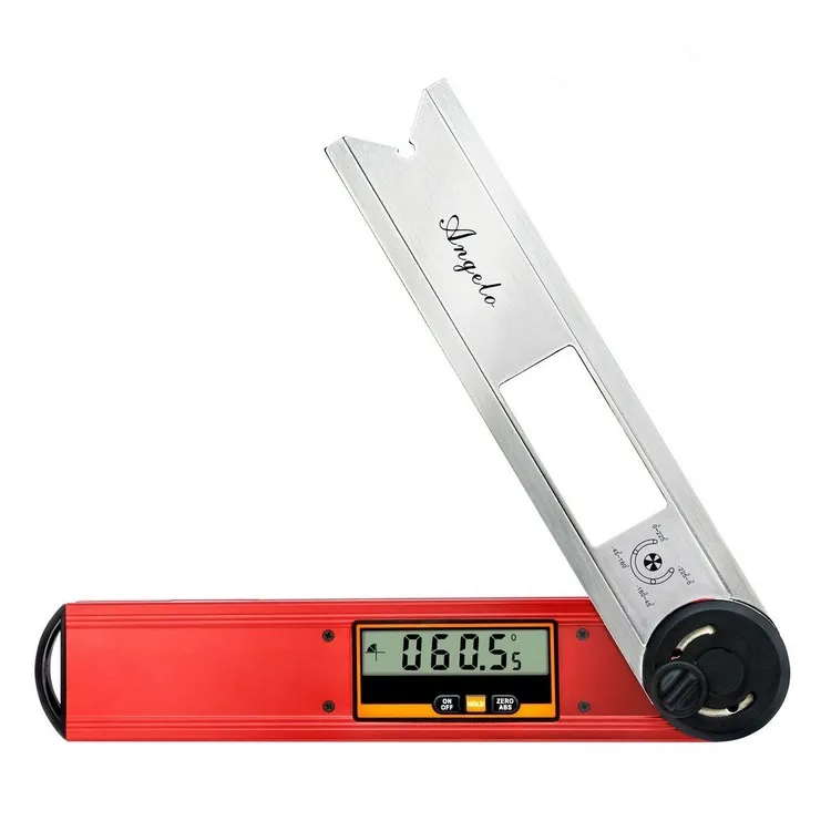 다기능 디지털 앵글 파인더 게이지 각도기 경사계 angela Spirit Level 360 도 아날로그 사분면 디스플레이, 앵글 ...