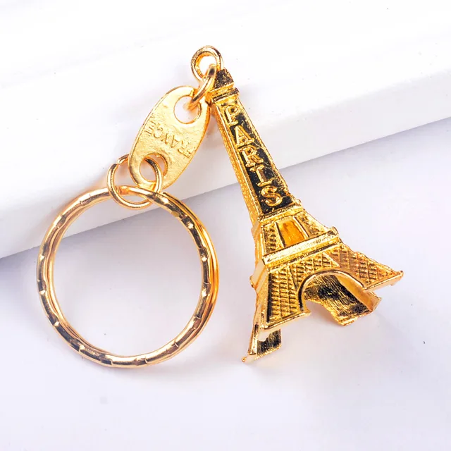 FREE SHIPPING BY DHL 1000pcs/lot New Mini Eiffel Tower Shaped Keychains ...