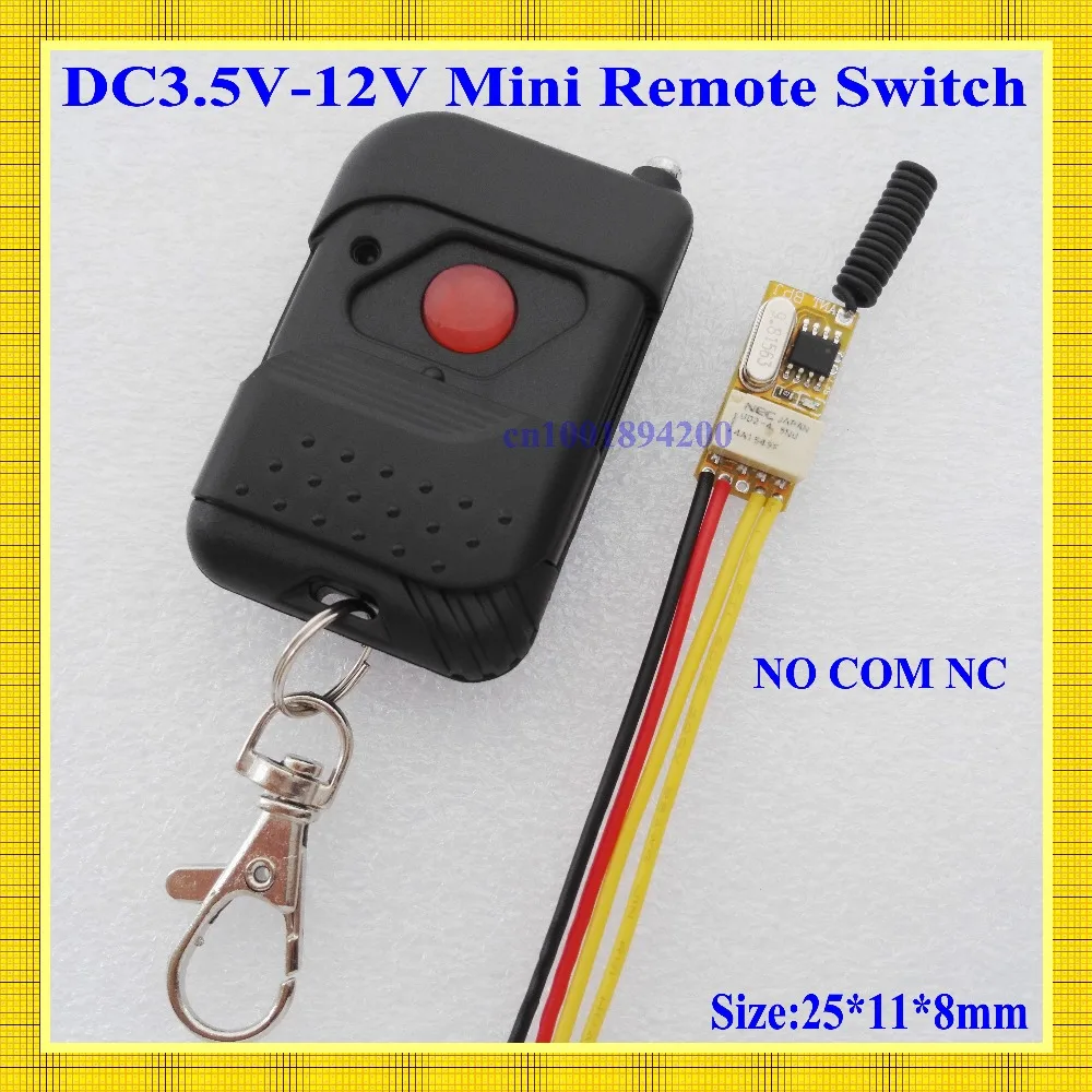 Ultra Small Relay Contact Remote Switch Dc 3.5v-12v 3.7v 4.5v 5v 6v 7 ...