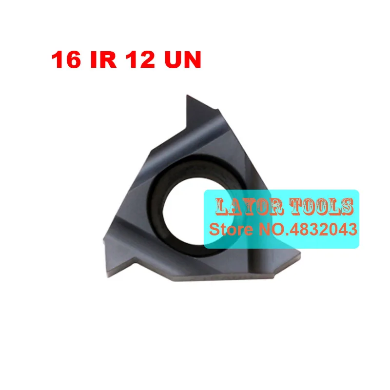 16-IR-12-Un-LDA-Indexable-Tungsten-Karbida-Threading-Bubut-Sisipan ...