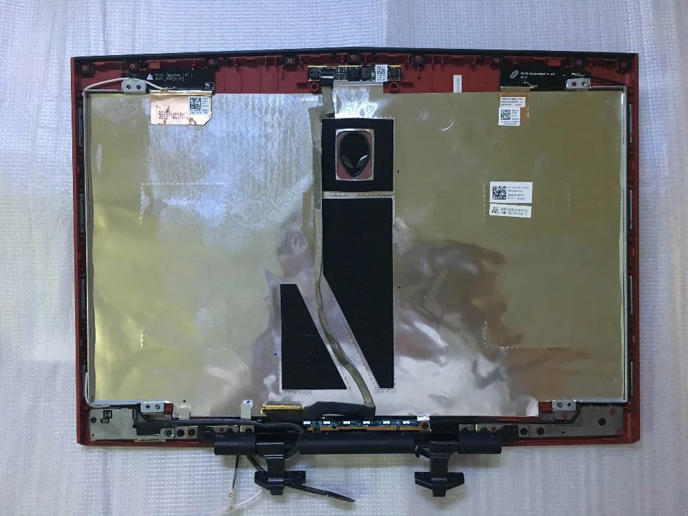 original For DELL Alienware M14X R2 laptop red back cover C44HY 0C44HY ...