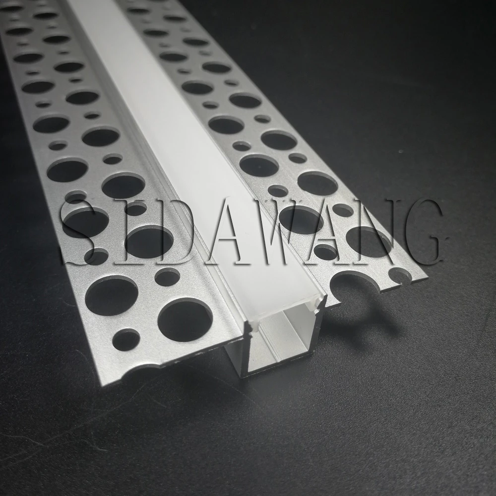10 x 2m Plaster Drywall led profile Trimless Recessed Aluminum Drywall ...