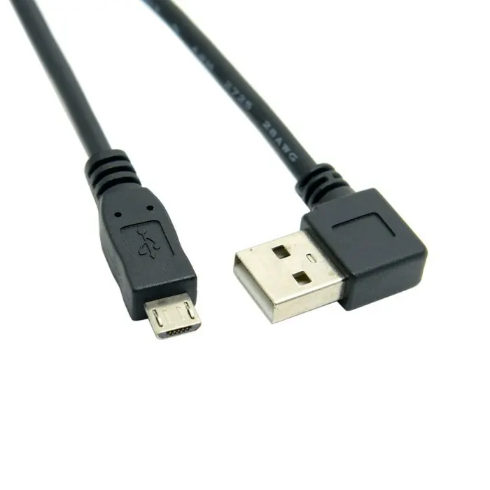 (100pieces/lot) Angle USB Male Right Angled 90 degree to Micro USB data ...