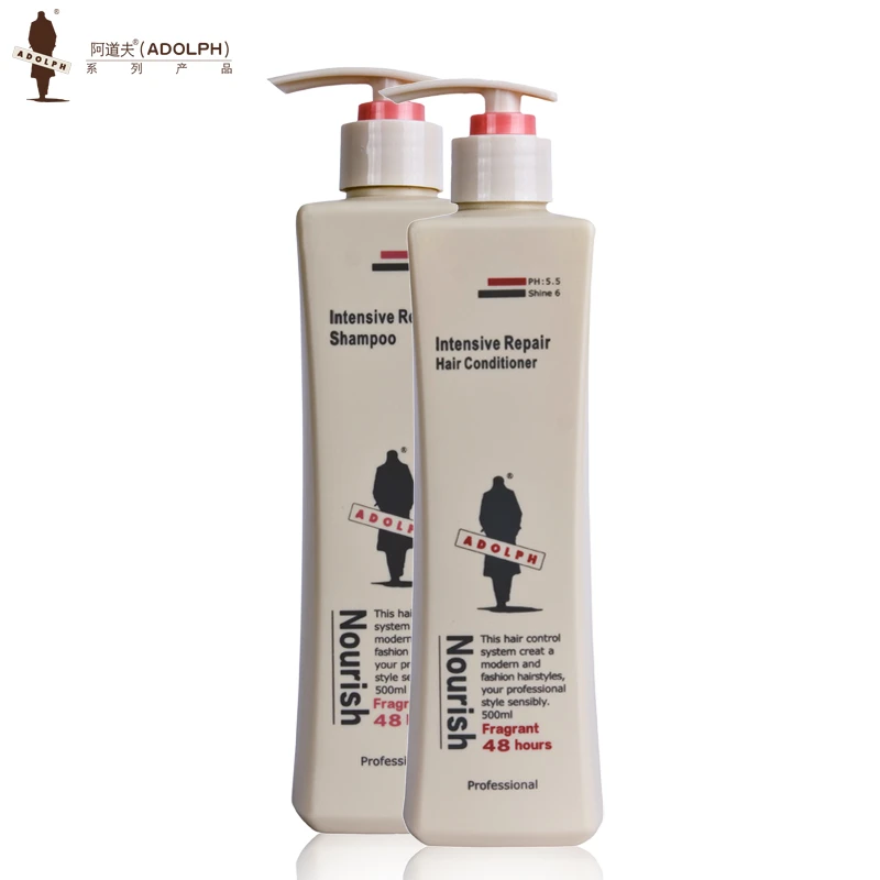 Adolph shampoo conditioner set perfume taste fresh oil control shampoo ...