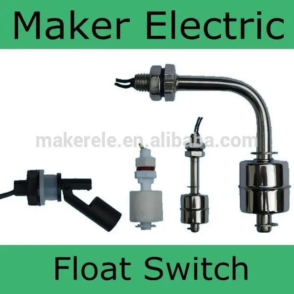 110V/220V PP Plastic Float Switch Series Tank Liquid Water Level Sensor ...