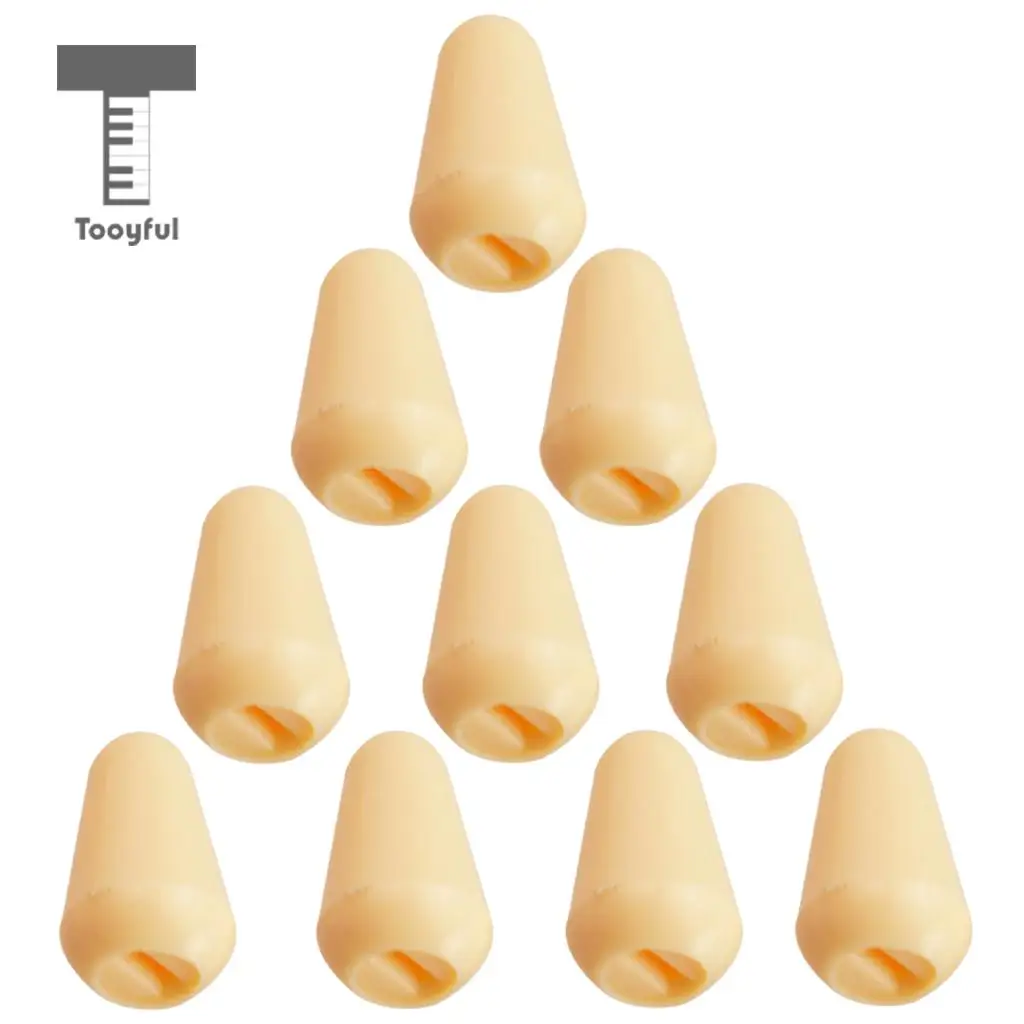 10 Pieces Plastic Toggle Switches Knobs Tip Cap Buttons 4mm 5 Way for ...