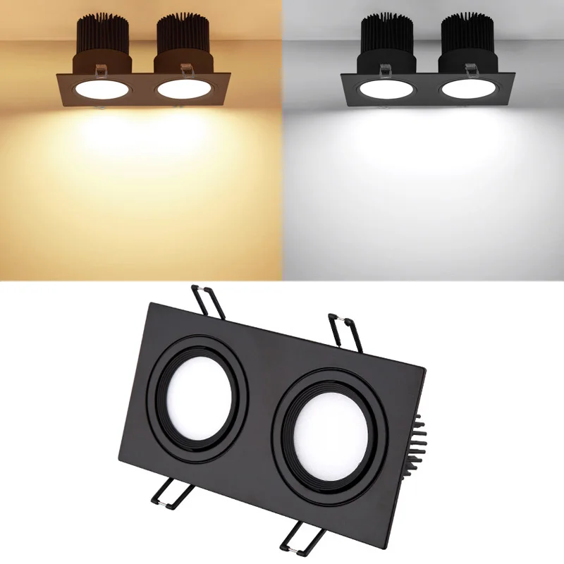 Best LED COB Ceiling Light Gimble Dual-head Picture Lamp Fixture ...