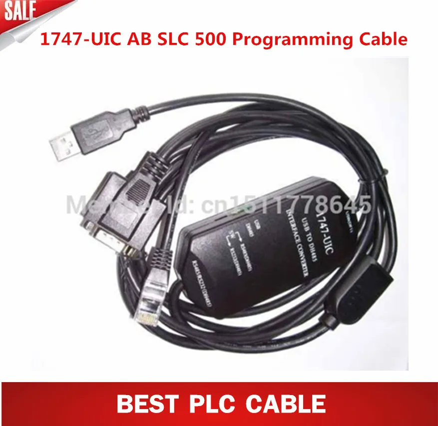 1747-UIC-for-SLC-500-Programming-Cable-USB-to-DH485-1747-UIC-DHL-EMS ...