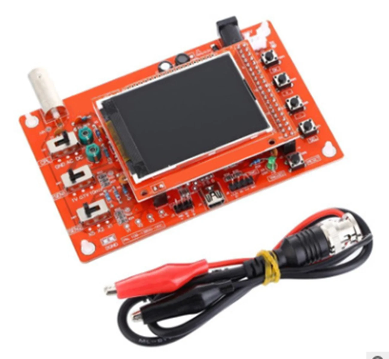 DSO138 2.4" TFT Handheld Pocket size Digital Oscilloscope Kit DIY Parts ...