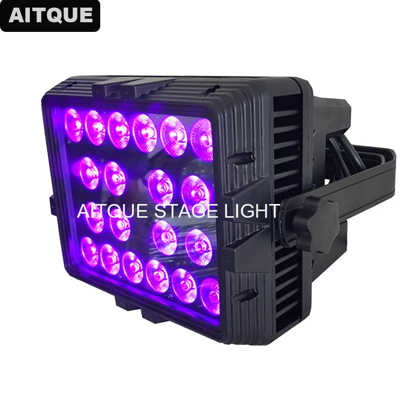 Proyector Led dmx para pared exterior, reflector de 10 piezas, 20x18w ...