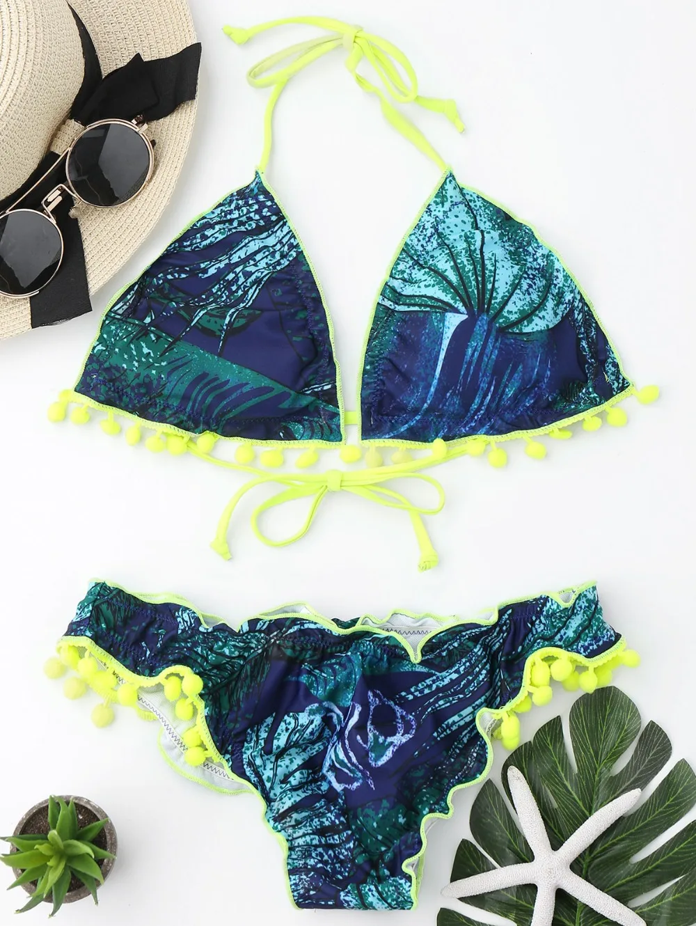 Army Green Velvet Bikini Set Ruffle Sexy Bikinis Push Up Bikini Set ... Army Green Velvet Bikini Set Ruffle Sexy Bikinis Push Up Bikini Set ...