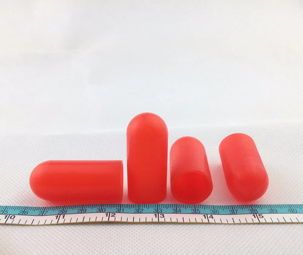 5pcs/lot 18.5mm Id High Temp Silicone Rubber End Caps Paint Powder ...