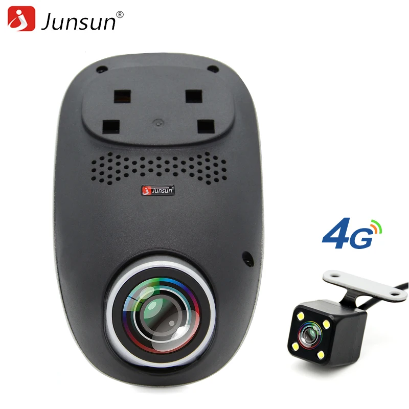 Junsun 4g Car Dvr Support Android Gps Track Dual Lens Car Camera Night ...