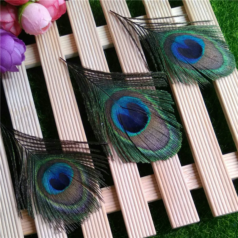 100pcs /lots Wholesale Beautiful Natural Medium to Large Peacock Feathers Eyes for DIY Clothes ...