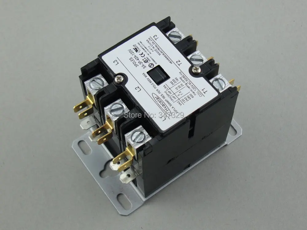 Hvacstar-SA-3P-40A-120V-Definite-Purpose-Contactor-3Poles-40FLA-120V-AC ...