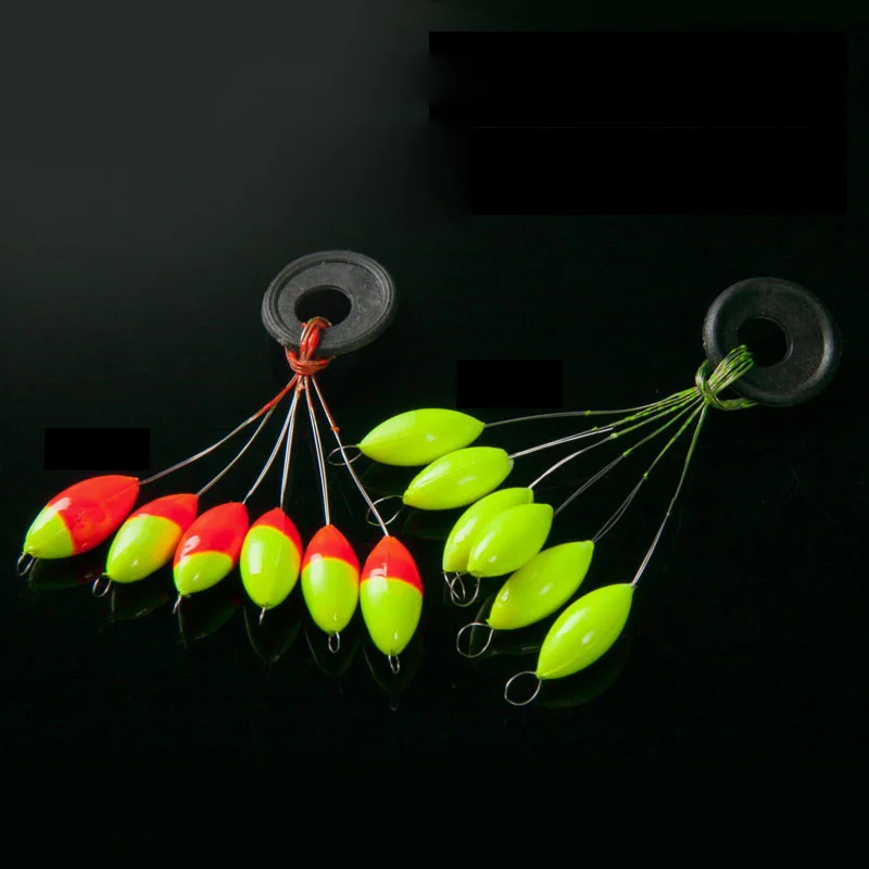 3packs 6 in 1 seven satr float mixedcolored foam fishing floats ...