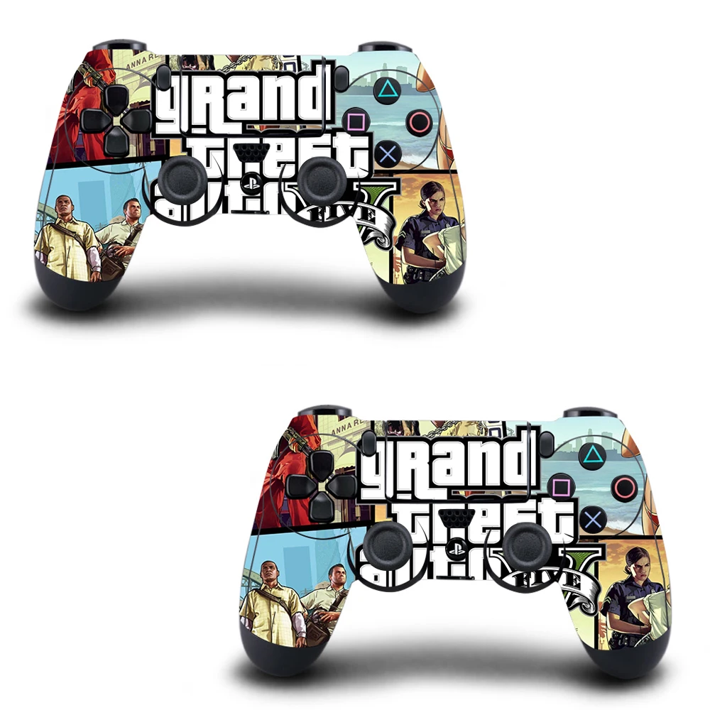 Grand Theft Auto V Skin Sticker for Sony PS4 Wireless Controller ...