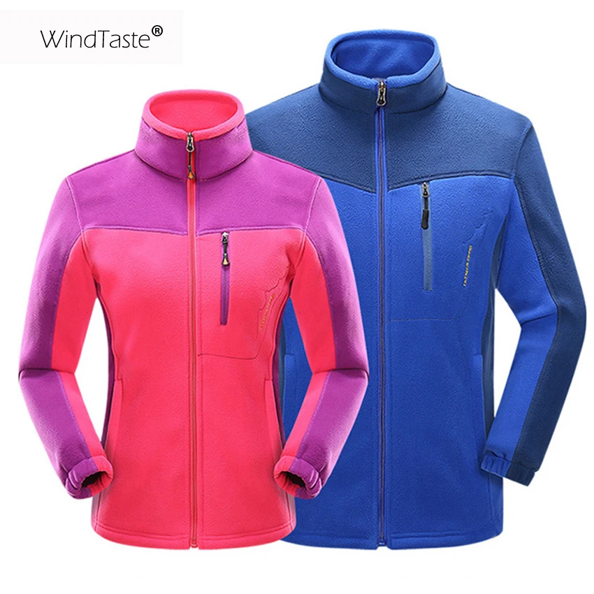 WindTaste Men Women's Winter Softshell Fleece Jackets Outdoor Sports ...