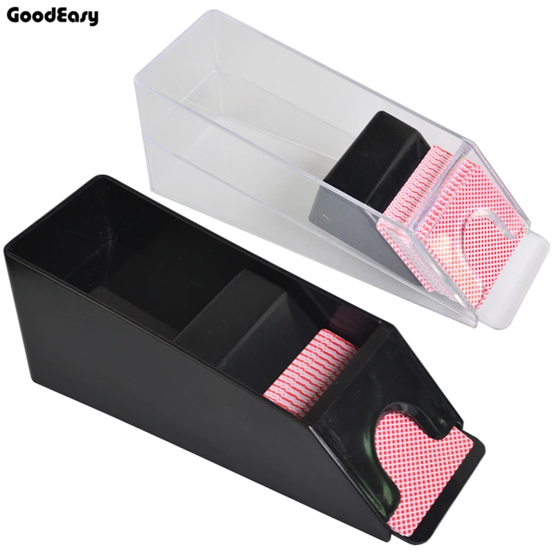 HOT Professional Deluxe Texas Hold'em Baccarat Poker Card Plastic Black ...