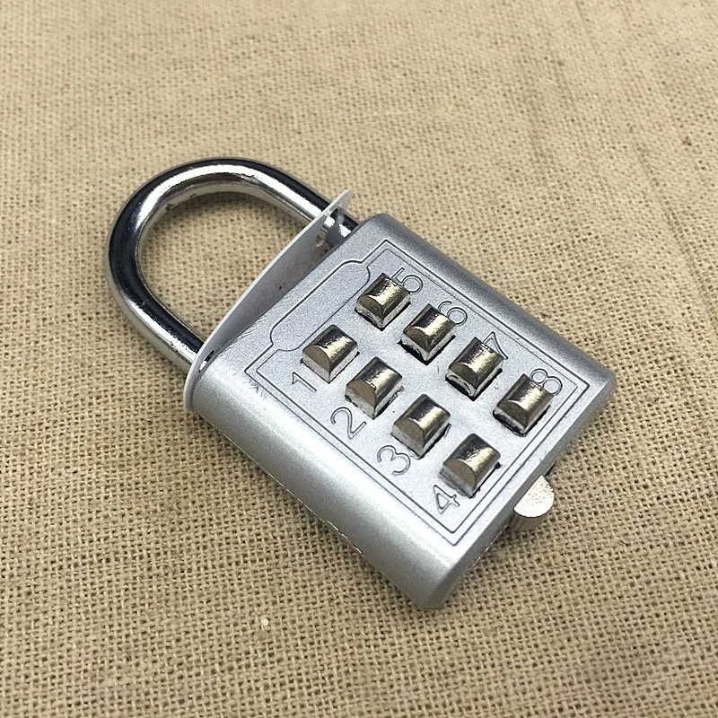 2018 High Quality New Style 4 Digit Push Button Combination Padlock ...
