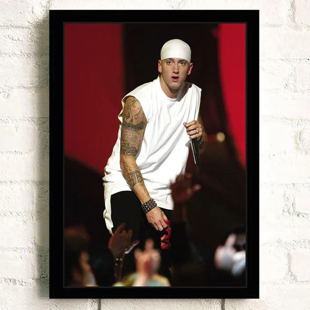 Eminem poster Hip Hop rap Painting Room decoration HD Home Decor room ...