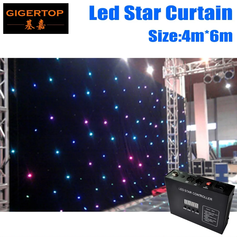 4M*6M&6M*4M Led Star Curtain With Controller RGBW Color LED Star Cloth ...