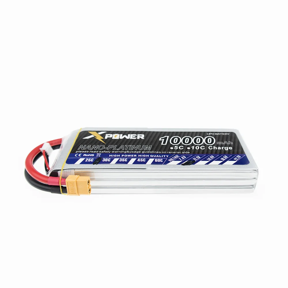 Lipo battery 11.1v 3s 10000mah 30C max 35C Xpower Lithium batteries ...