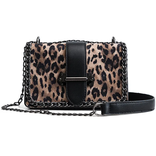 Designer Leopard Print Crossbody Purse | semashow.com