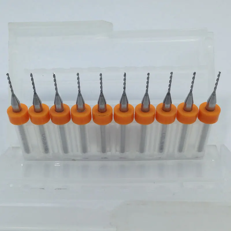 10Pcs 0.8mm Router Bit Import Carbide PCB Drill Bits Print Circuit ...