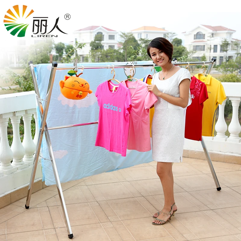 Stainless steel drying rack cooler racks landing double pole thick ...