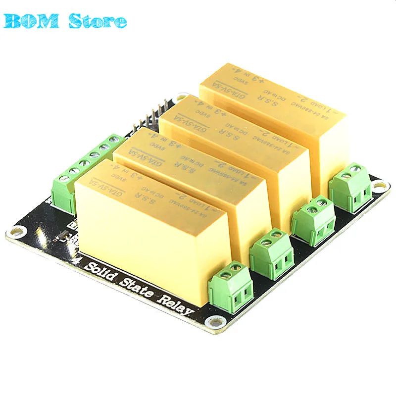 Mini SSR 5A Solid State Relay DC AC input 3 32VDC load 24 380VAC GJ 5 L ...