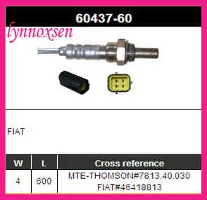 FIAT oxygen sensor sonda sensor lambda sensor oxygen o2 sensors ...