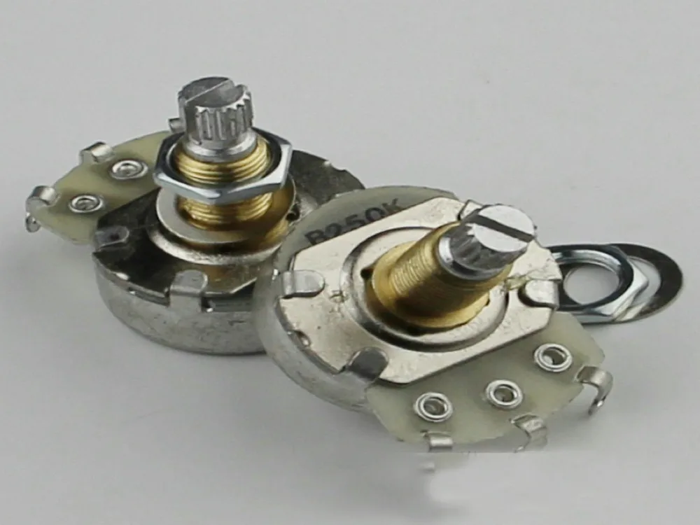 Alpha A250/B250 A500/B500 Guitar Bass potentiometer Copper shaft Made ...