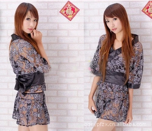 Sexy underwear Japanese kimono AV KTV princess dress suit uniforms ...
