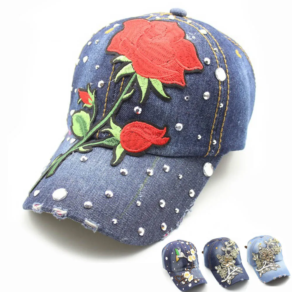 Women-Men-Unisex-Snapback-Baseball-Cap-Hip-Hop-Cowboy-Demin-Cotton ...