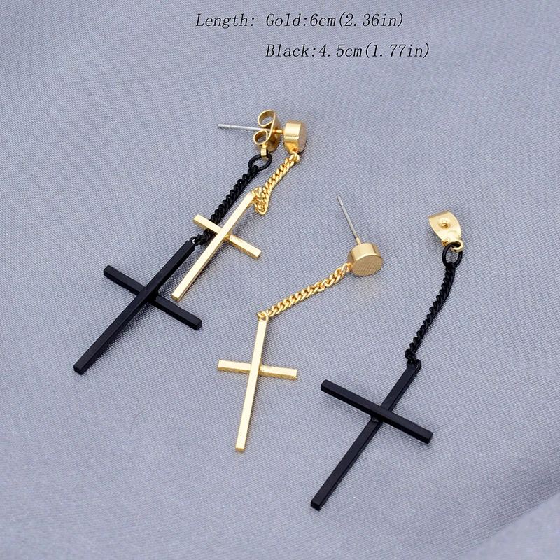 2018 New Design Concise Style Metal Geometric Straight line Gross Long ...