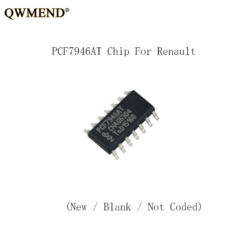 QWMEND 1pcs*Transponder Chip PCF7946/PCF7946AT Immobiliser For Renault ...